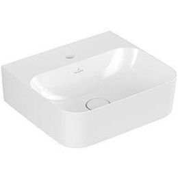 Villeroy & Boch Villeroy & Boch Finion Handwaschbecken 43644LR1 43x39cm, weiss, Ceramicplus, ohne Überlauf