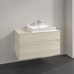 Villeroy & Boch Villeroy und Boch Collaro Waschtischunterschrank C01800AA 100x54,8x50cm, Waschtisch rechts, white oak