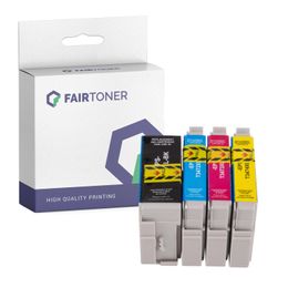 FairToner 4er Multipack Set Kompatibel f&uuml;r Epson Workforce Pro WF-3720 Series (34XL) Druckerpatronen