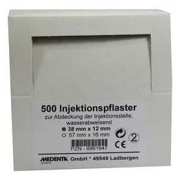 Medenta Injektionspflaster 1,2x3,8 cm 500 St