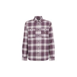 Dickies Hemd 'EVANSVILLE' Herren Größe M dunkellila / weiß