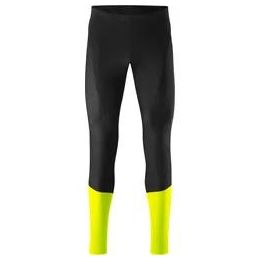 Fahrradhose Gonso "Essentials Tight Softshell No Pad M" Gr. M, Normalgrößen, gelb (neongelb) Herren Hosen Radhose ohne Sitzpolster Tight fit