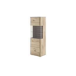 Höffner Highboard Onna ¦ holzfarben ¦ Maße (cm): B: 54 H: 157 T: 37