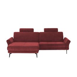 meinSofa Ecksofa Mike ¦ rot ¦ Maße (cm): B: 251 H: 86 T: 216