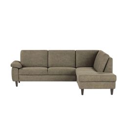 DIVA Ecksofa DIVA ¦ braun ¦ Maße (cm): B: 255 H: 90 T: 210