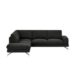 Smart Ecksofa Bonika ¦ schwarz ¦ Maße (cm): B: 268 H: 83 T: 220