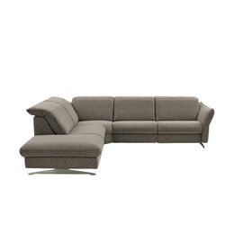 Hukla Ecksofa Mikrofaser Michelle ¦ grau ¦ Maße (cm): B: 292 H: 99 T: