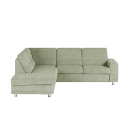 meinSofa Ecksofa Marc ¦ grün ¦ Maße (cm): B: 243 H: 85 T: 234