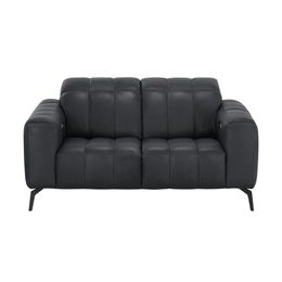 Natuzzi Editions Ledersofa mit Kopfteilverstellung Portento ¦ schwarz