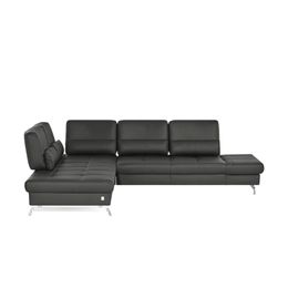 JOOP! Ecksofa Leder Loft 8108 ¦ schwarz ¦ Maße (cm): B: 299 H: 86 T: