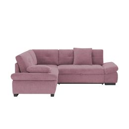 bobb Ecksofa Lindsay ¦ rot ¦ Maße (cm): B: 225 H: 91 T: 255