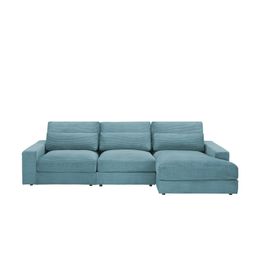 Höffner Ecksofa Branna ¦ türkis/petrol ¦ Maße (cm): B: 322 H: 88 T: 164