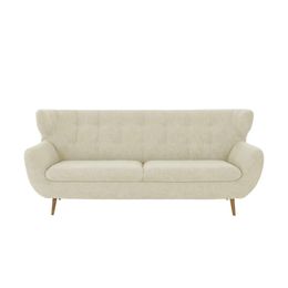 finya Sofa, 3-sitzig aus Chenille Sortland ¦ creme ¦ Maße (cm): B: 2