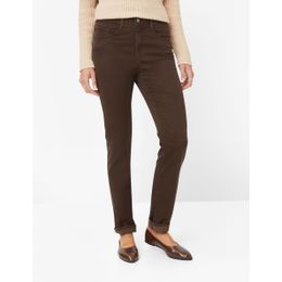 Brax Damen Hose Style MARY, Dunkelbraun, Gr. 34