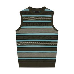 Lyle & Scott Lyle & Scott Sweater Vest 'Glenn' male Green size XS