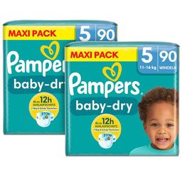 Pampers Baby Dry Gr. 5 Junior Maxi Pack 2er Set