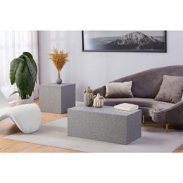 Home Deluxe Couchtisch Amiri Marmor Grau L - versch. Ausf&uuml;hrungen