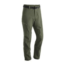 Funktionshose Maier Sports "Nil" Gr. 46, Normalgrößen, grün (moosgrün) Herren Hosen Wanderhose, atmungsaktive Outdoor-Hose mit Roll up Funktion