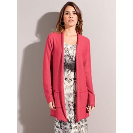 Strickjacke Ambria Gr. 50, rot Damen Strickjacken