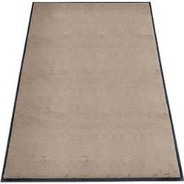 Schmutzfangmatte miltex Eazycare Style, eckig, antistatisch, UV-beständig, waschbar, High-Twist-Nylon & Niltrilgummi, 1200 x 2000 mm, graubeige