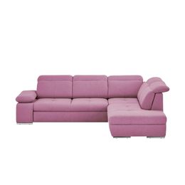 switch Ecksofa Avilla ¦ rosa/pink ¦ Maße (cm): B: 285 H: 86 T: 234