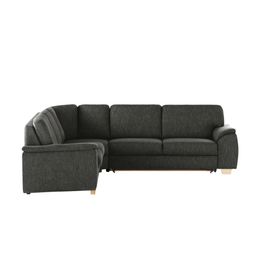 Smart Ecksofa Valencia ¦ schwarz ¦ Maße (cm): B: 250 H: 90 T: 280