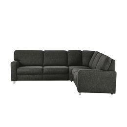 Smart Ecksofa Valencia ¦ schwarz ¦ Maße (cm): B: 266 H: 90 T: 236