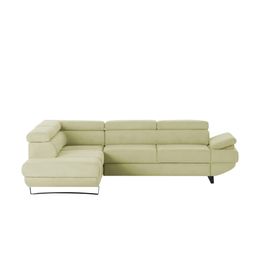 switch Ecksofa aus Mikrofaser Gio ¦ gelb ¦ Maße (cm): B: 263 H: 88 T: