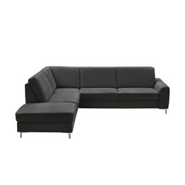 meinSofa Ecksofa Lea ¦ schwarz ¦ Maße (cm): B: 271 H: 92 T: 235