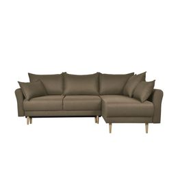 Smart Ecksofa Elise ¦ braun ¦ Maße (cm): B: 227 H: 88 T: 170