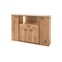 Woodford Highboard Sania ¦ holzfarben ¦ Maße (cm): B: 165 H: 115 T: