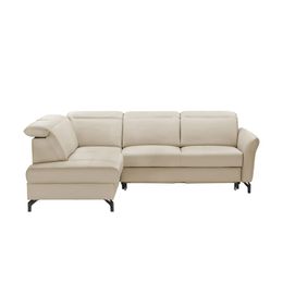 U.N.O uno Ecksofa Basel ¦ grau ¦ Maße (cm): B: 243 H: 100 T: 200