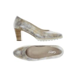 Gabor Damen Pumps, beige, Gr. 7