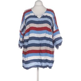 Ulla Popken Damen Bluse, blau, Gr. 54