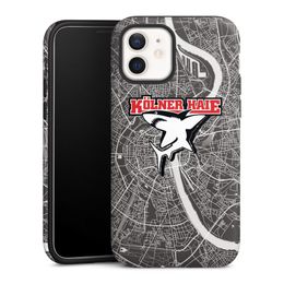 DeinDesign iPhone 12 mini Handy Panzer Handyh&uuml;lle robuste Outdoor H&uuml;lle Schutzh&uuml;lle matt K&ouml;lner Haie Official Licensed Product Ice Hockey Tough Case