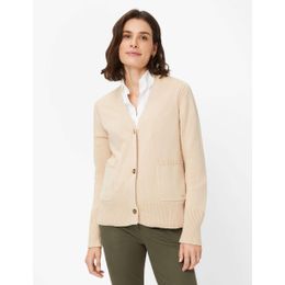 Brax Damen Strickjacke Style ALICIA, Beige, Gr. 34