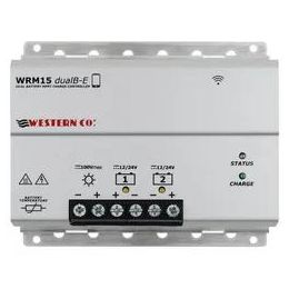 WESTERN Solarladeregler "MPPT Western WRM15 dualB-E" Spannungsregler Leistung maximal in Watt: 250 500 grau