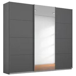 Schwebetürenschrank Rauch "Kleiderschrank Schrank Garderobe Wäscheschrank BESTSELLER KEPAN" Schränke Gr. B/H/T: 203 cm x 230 cm x 62 cm, 3 St., grau (graumetallic) inkl. Schubladen-Einsatz und extra Einlegeböden MADE IN GERMANY