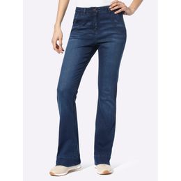 Bequeme Jeans Heine Gr. 38, Normalgrößen, blau (blue, stone, washed) Damen Jeans