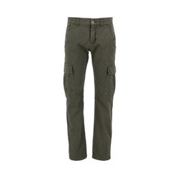 Cargohose Alpha Industries "Alpha Industries Men - Pants Agent Pant" Gr. 30, Normalgrößen, grau (greyblack) Herren Hosen