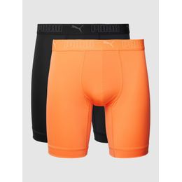 Puma Trunks mit Label-Details im 2er-Pack