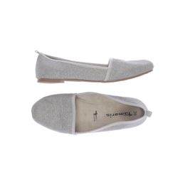 Tamaris Damen Ballerinas, silber, Gr. 39