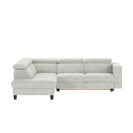 Höffner Ecksofa Zante ¦ grau ¦ Maße (cm): B: 253 H: 95 T: 190