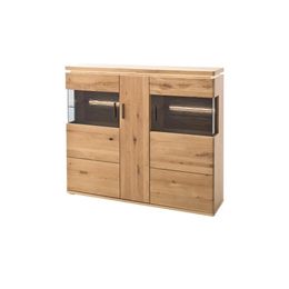 Woodford Highboard Alone ¦ holzfarben ¦ Maße (cm): B: 150 H: 128 T: