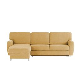 Smart Ecksofa Valencia ¦ gelb ¦ Maße (cm): B: 263 H: 90 T: 173