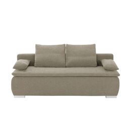 Smart Schlafsofa Leonie ¦ braun ¦ Maße (cm): B: 198 H: 92 T: 90