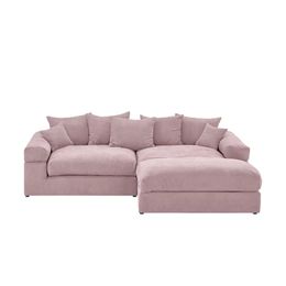 Smart Ecksofa Lionore ¦ rosa/pink ¦ Maße (cm): B: 266 H: 86 T: 203