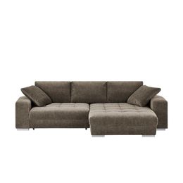 bobb Ecksofa mit Schlaffunktion Caro ¦ braun ¦ Maße (cm): B: 305 H: