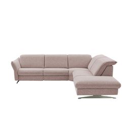 Hukla Ecksofa Mikrofaser Michelle ¦ rosa/pink ¦ Maße (cm): B: 292 H: