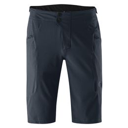 Radhose Gonso "VALDES" Gr. L, Normalgrößen, blau (nachtblau) Herren Hosen Bike-Shorts, atmungsaktive MTB Fahrradhose, Bund regulierbar